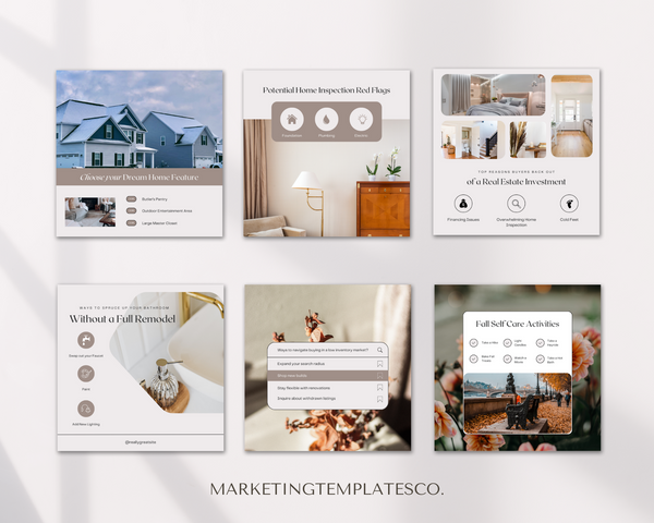 Aesthetic November Real Estate with Captions - Real Estate Templates Co