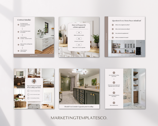 2024 June Real Estate Agent Social Media Posts with Captions - Real ...