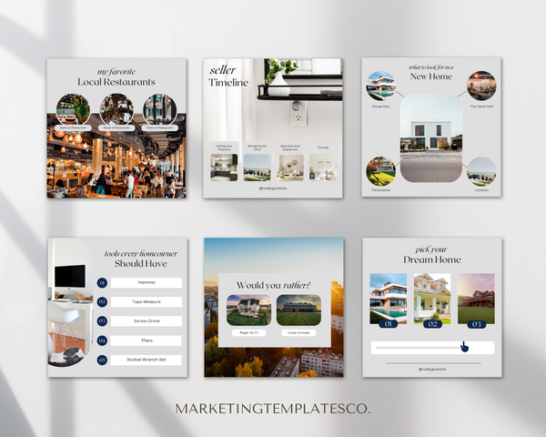 March Real Estate Social Media Posts - Real Estate Templates Co