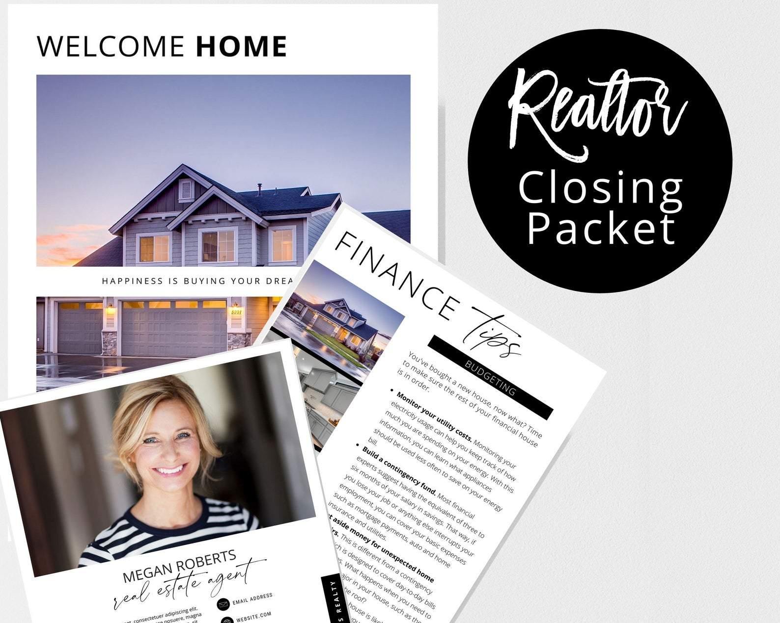 Real Estate Closing Packet | The Modern Realtor - Real Estate Templates Co